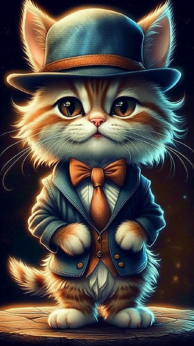Cat's Classy Attire Diamond Art – Paint by Diamonds