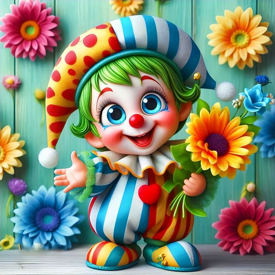 Clown Baby's Riotous Party - DIY Painting – Paint by Diamonds