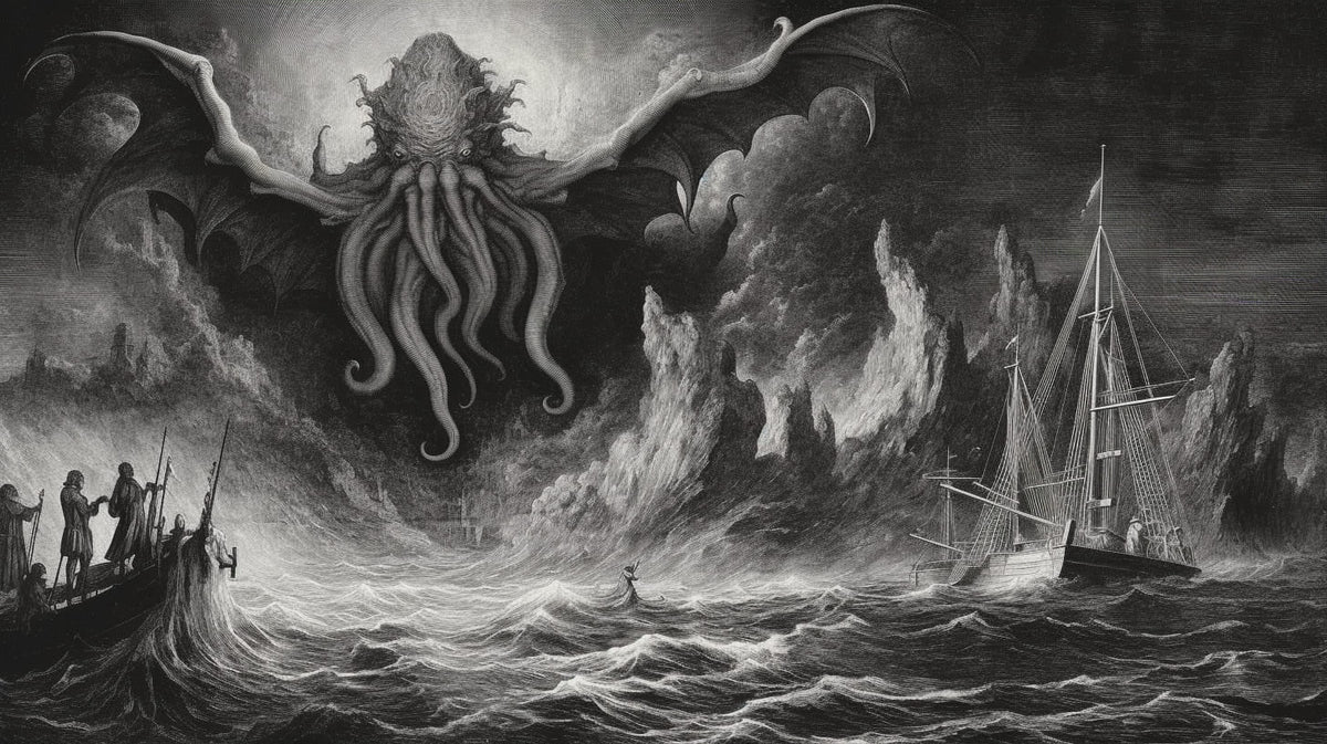 Cthulhu Rising From the Sea – Paint by Diamonds