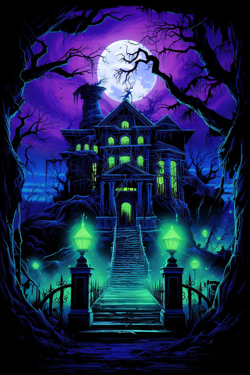 The Haunted House Diamond Painting – Paint by Diamonds